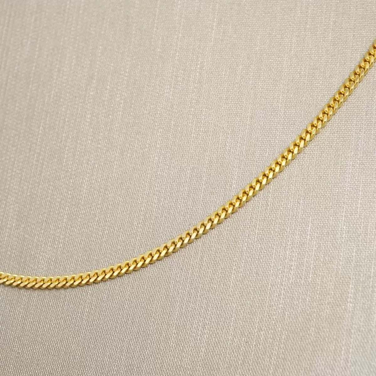 Micro Cuban Link Solid Gold Chain 14k – Angel Timepieces