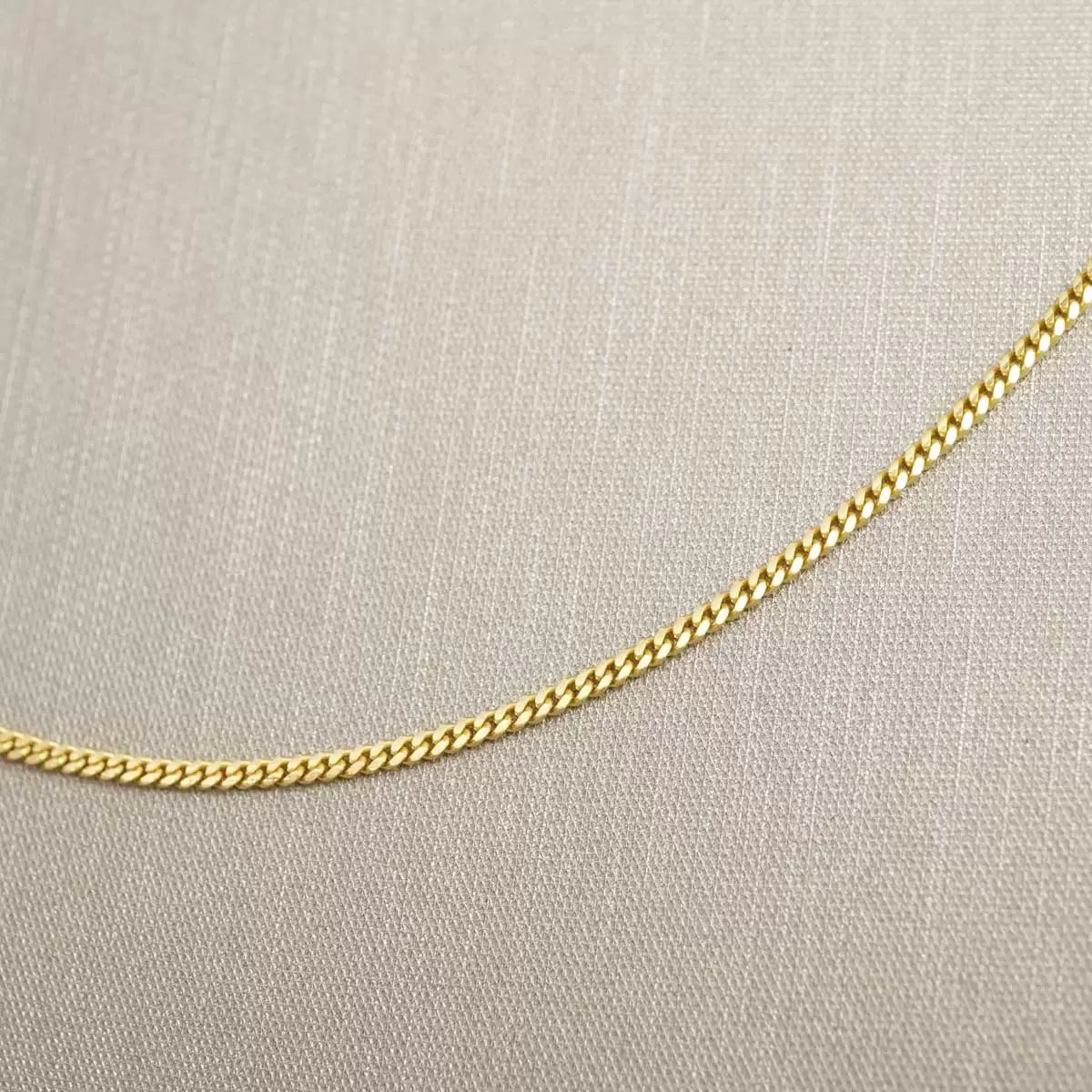 Micro Cuban Link Solid Gold Chain 14k – Angel Timepieces