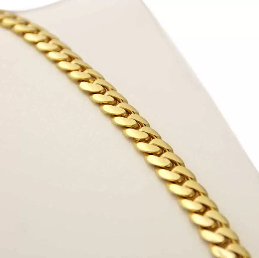 Cuban Link Solid Gold Chain 10k – Angel Timepieces